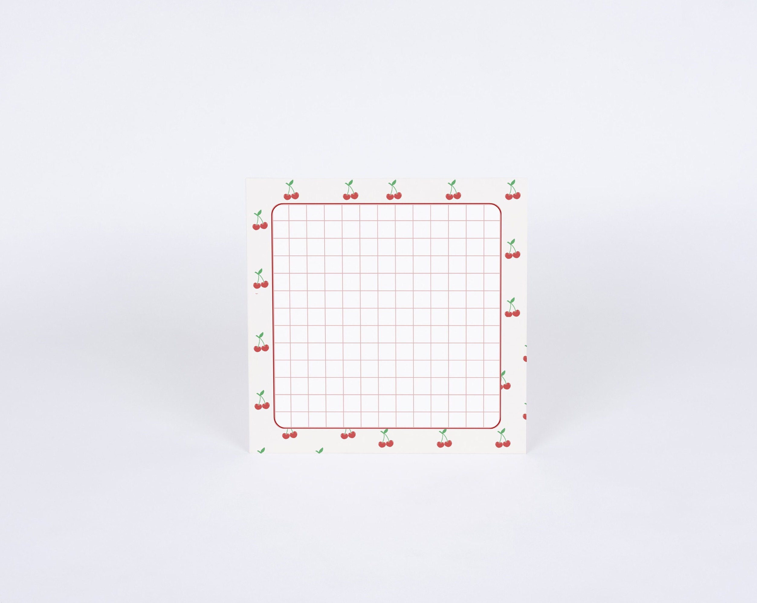 4 Designs Cherry Theme Printable Notepad 3x3 Inch Digital Download Memo ...