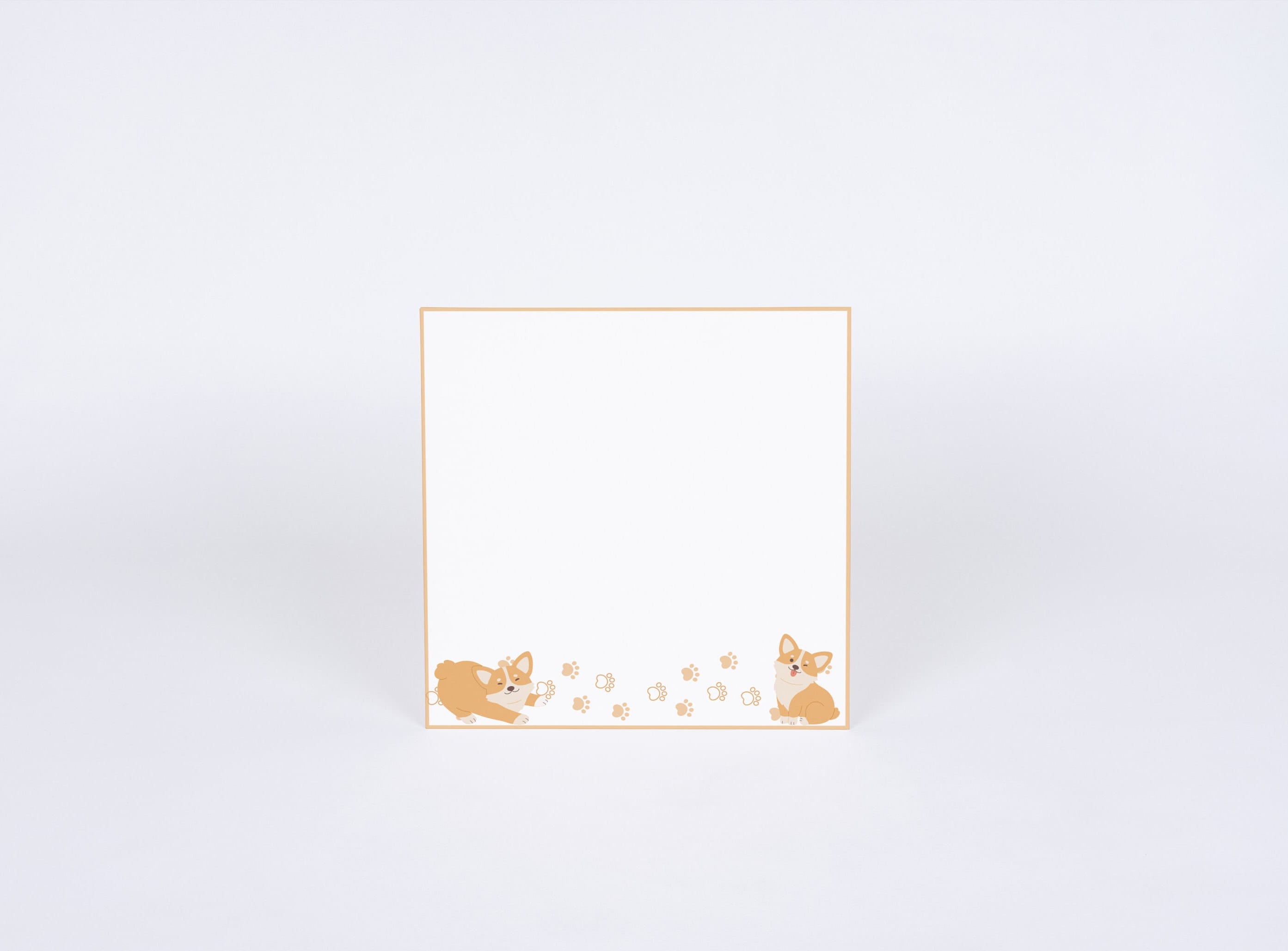 4 Designs Corgi Dog Theme Printable Notepad 3x3 Inch Digital Download ...