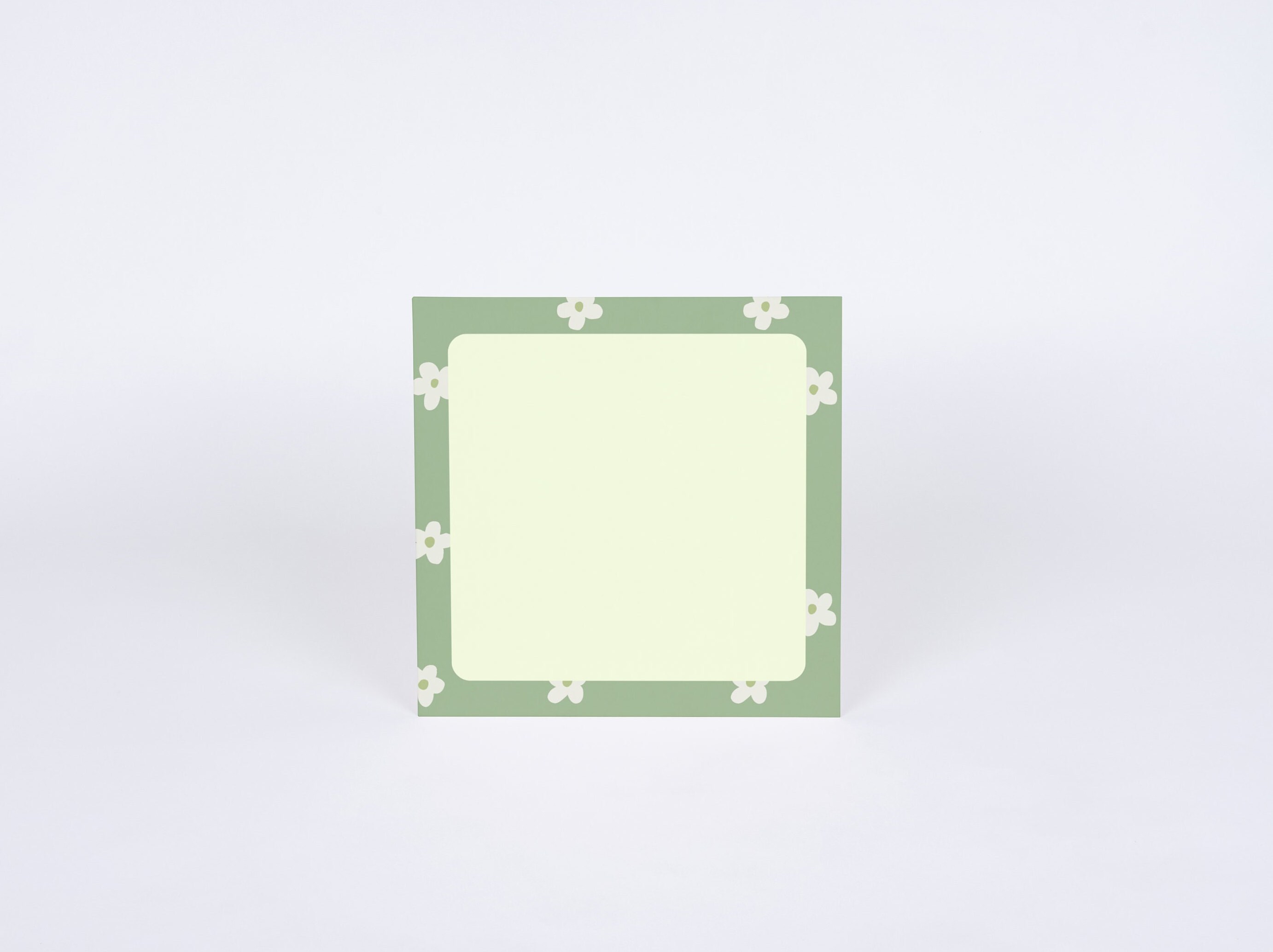 4 Designs Green Theme Printable Notepad 3x3 Inch Digital Download Memo ...