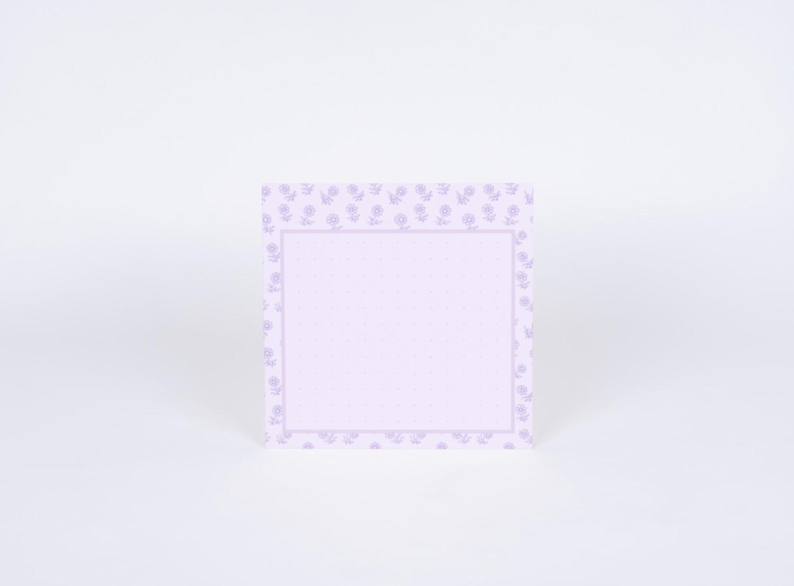 4 Designs Purple Theme Printable Notepad 3x3 Inch Digital Download Memo ...