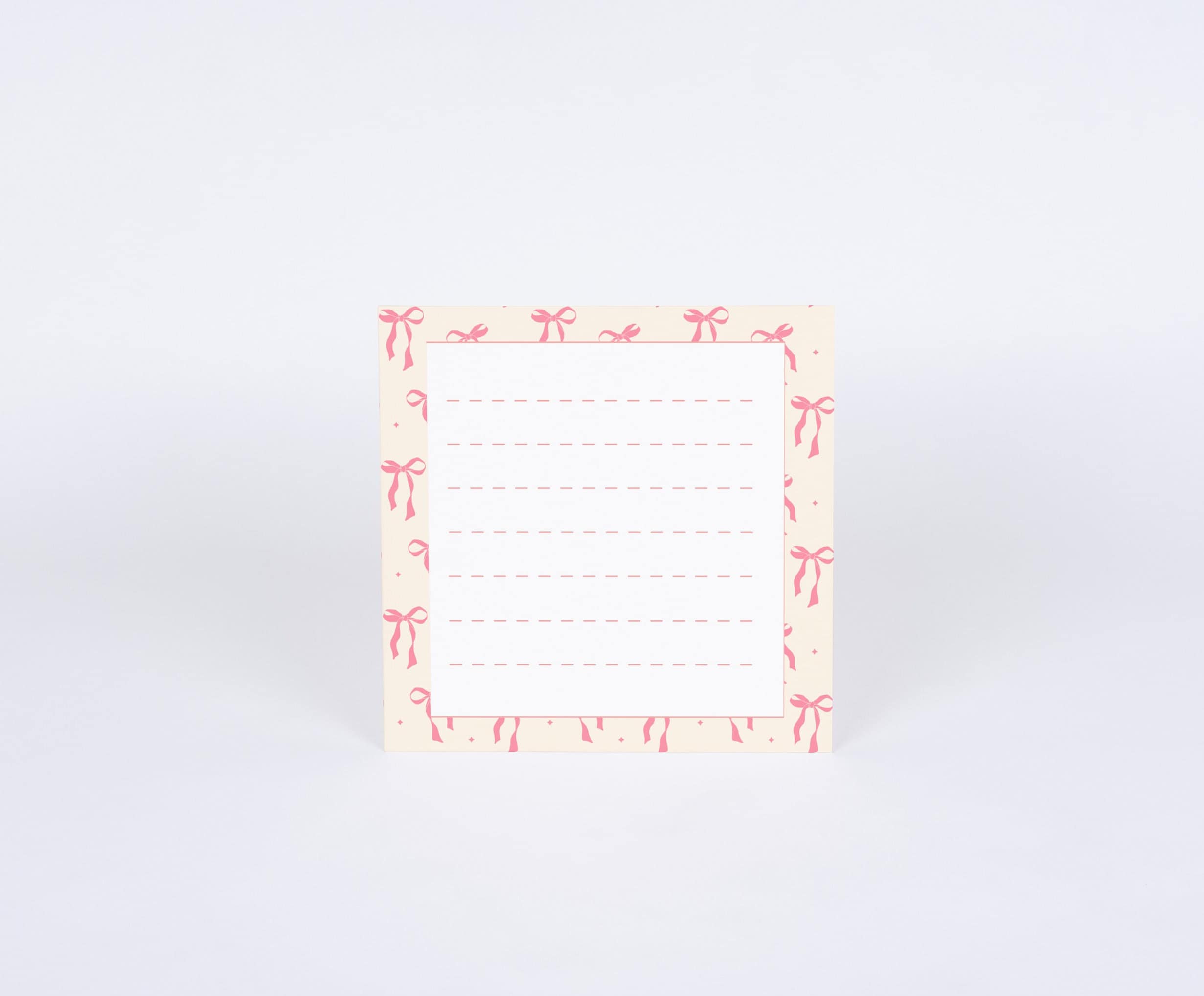 4 Designs Coquette Theme Printable Notepad Cute Stationery Digital Note ...