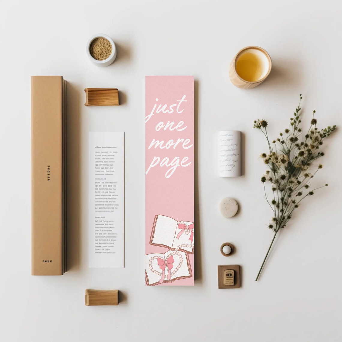 4 Designs Coquette Printable Bookmark Digital Bookmark Download PNG and ...