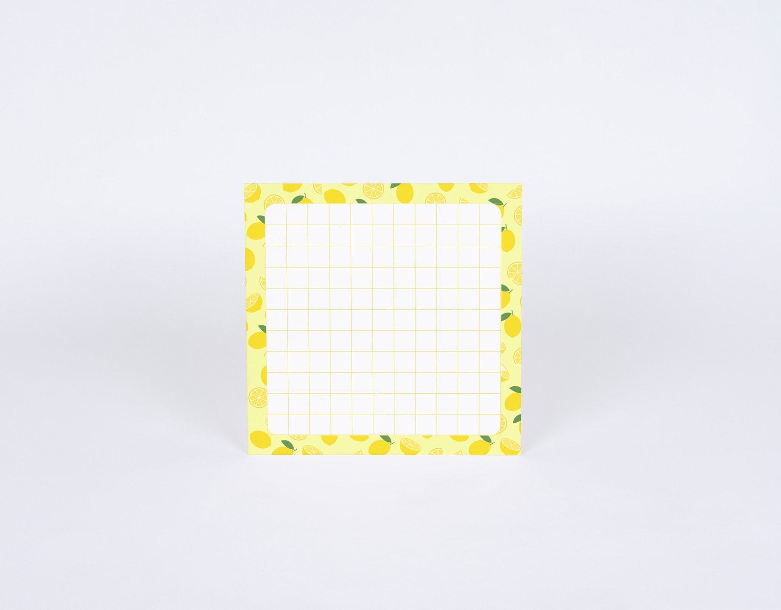 4 Designs Lemon Theme Printable Notepad 3x3 Inch Digital Download Memo ...