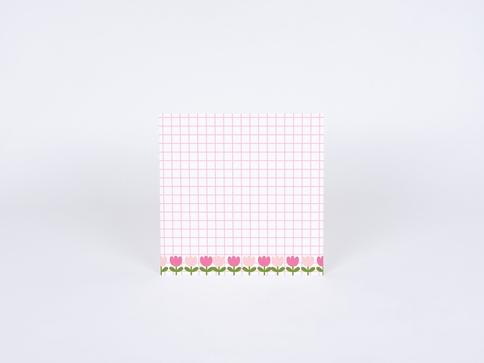 4 Designs Tulips Theme Printable Notepad 3x3 Inch Digital Download Memo ...