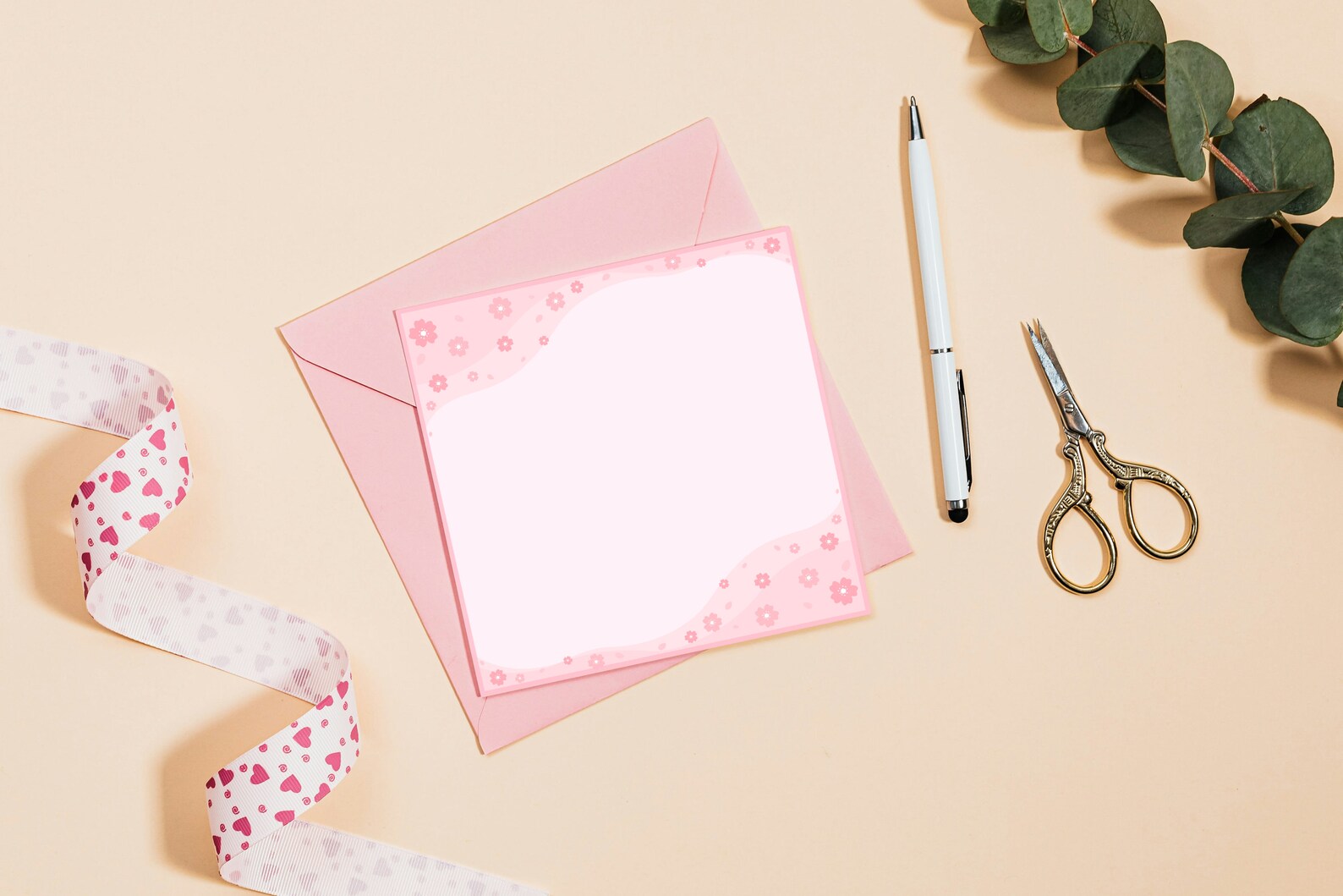 4 Designs Cherry Blossom Theme Printable Notepad 3x3 Inch Digital ...