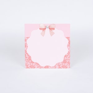 4 Designs Coquette Theme Printable Notepad Cute Stationery Digital Note ...