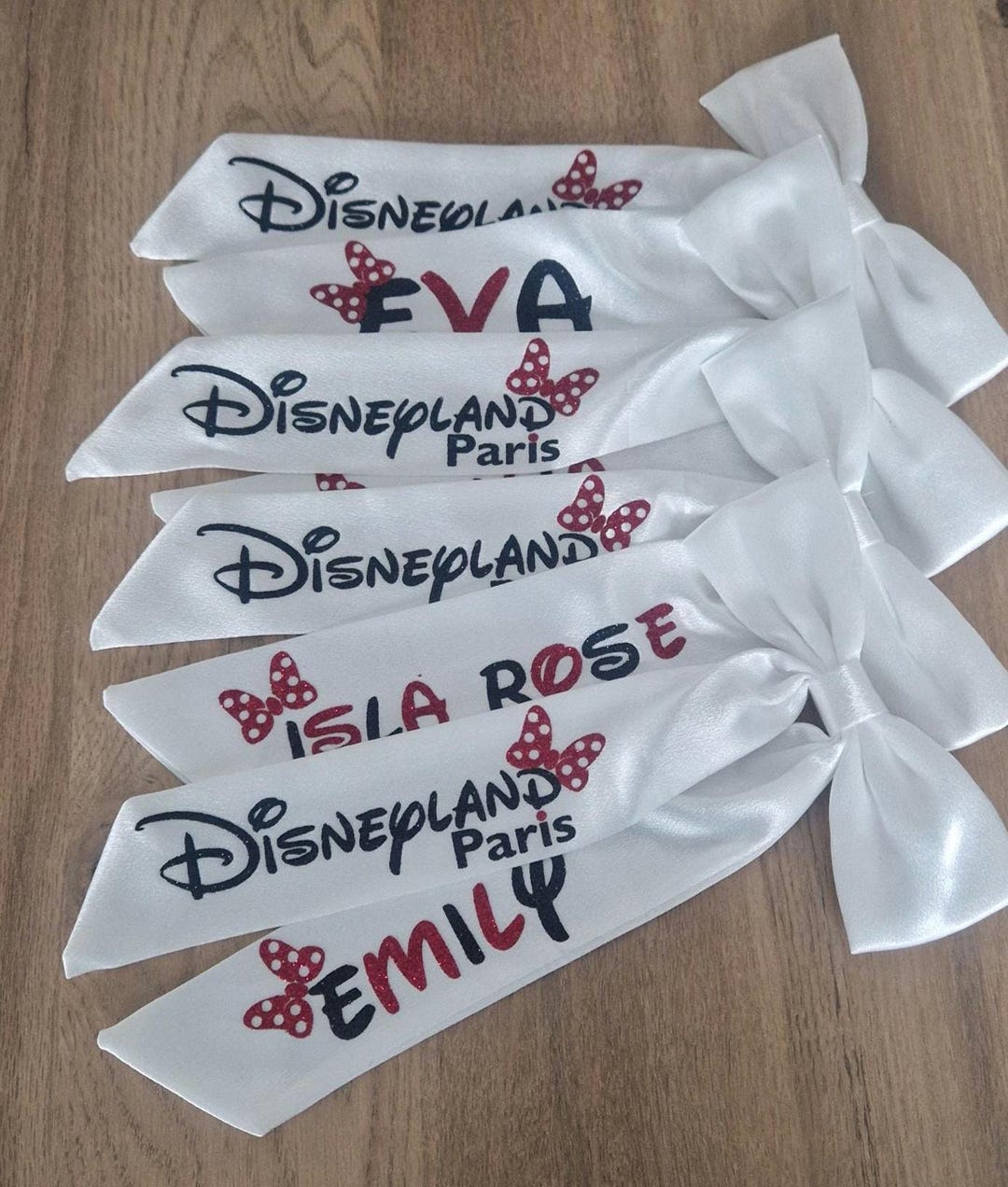 Personalised Disneyland Paris Bow 2025 | Custom Disney Hair Bow ...