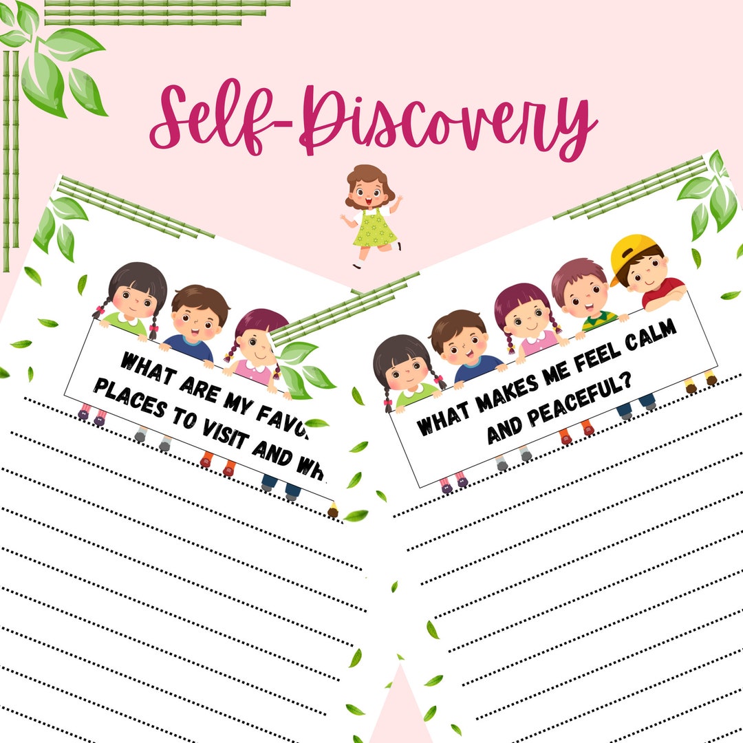 Printable Activity Book for Kids Self-discovery 30 Pages for Instant ...