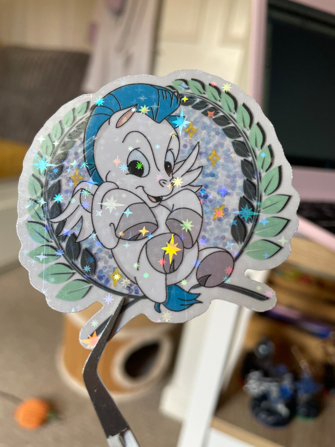 Disney Pegasus Hercules - Rainbow Vinyl Sticker - Waterproof/water ...