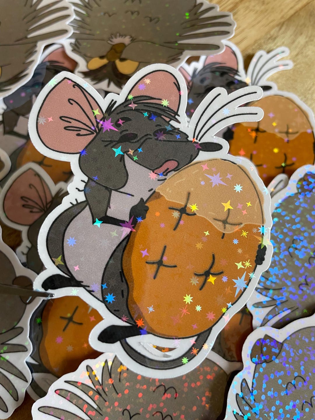 Aristocats Roquefort Mouse Vinyl Sticker - Crème De La Crème a La Edgar ...