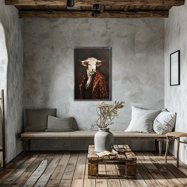 Aristocratic Cow, Regency Era, Painting of Renaissance, Portrait of the ...