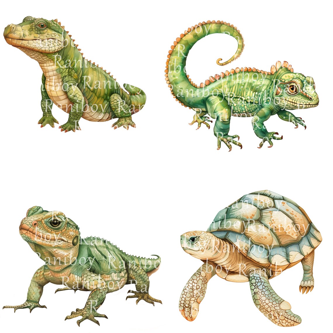 Reptiles Clipart, Reptiles Png, 16 PNG Files, Transparent Background ...