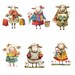 Sheep Clipart, 18 Digital Farm Animals Clipart, PNG Transparent ...