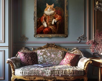 Aristocratic Cow, Regency Era, Painting of Renaissance, Portrait of the ...