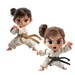 Chibi Girls, Karate Girls, 20 Cartoon Chibi Girls, PNG Transparent ...