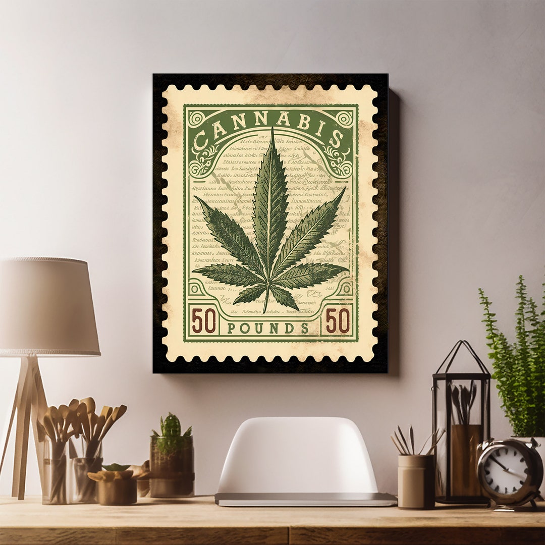 Weed Decor, Weed Wall Art, Weed Canvas, Cannabis Poster, Boys Room ...