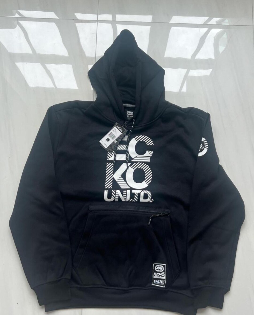 New Mens Black & White ECKO UNLTD Warm Hoodie With Tags Size L - Etsy
