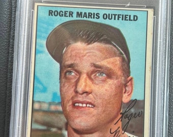 1967 Topps PSA 6 Roger Maris Baseball Card - Etsy