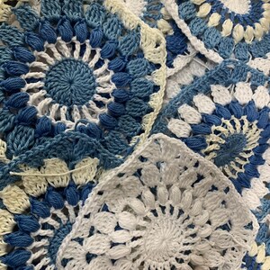 Boho Granny Square Crochet Digital Pattern PDF, Easy Step by Step ...