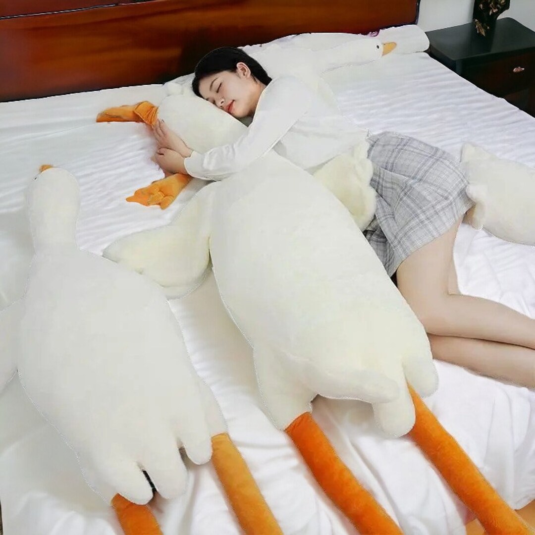 Geese Plush Toy Duck Pillow Stuffed Animal Plush Long Cushion Soft ...