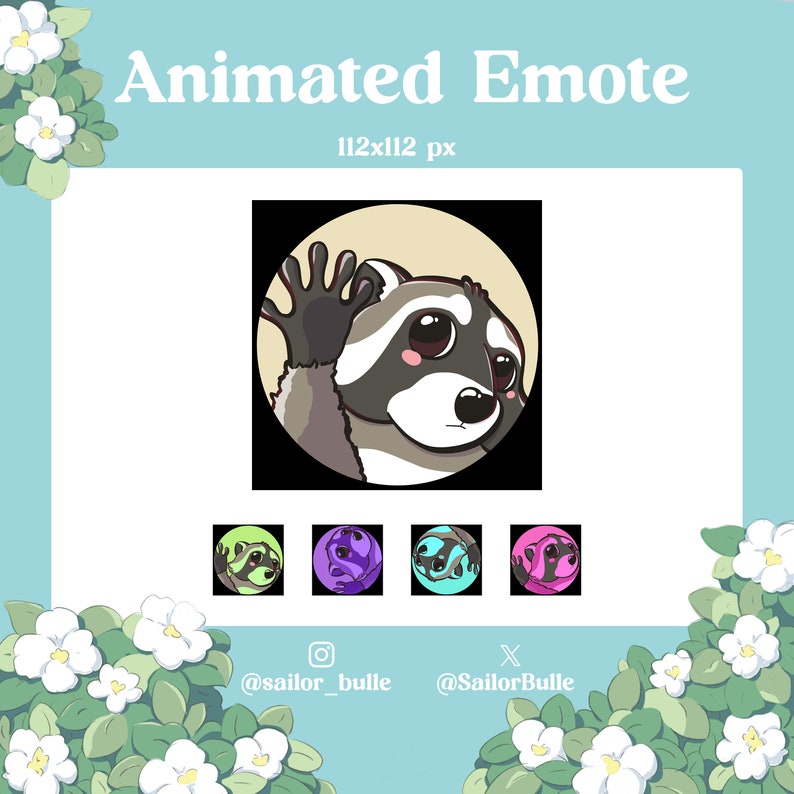 Animated Emote - Pedro - Etsy