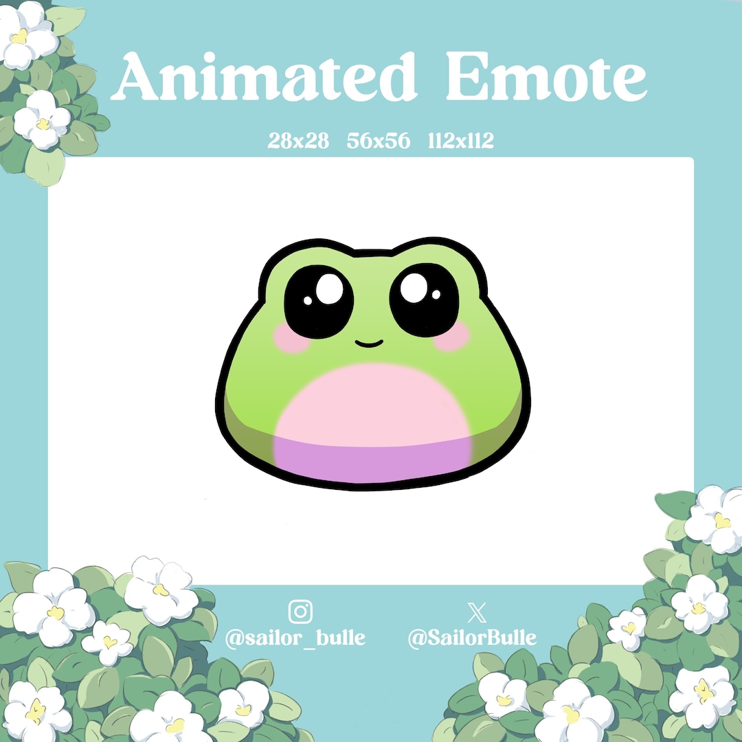 Animated Emote - Dancing Frog - Etsy