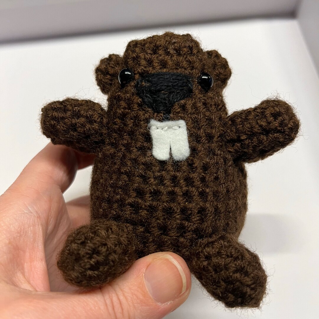 Handmade Crocheted Woodchuck, Stuffed Plush Toy, Groundhog - Etsy
