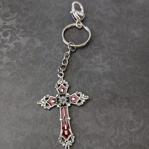 Cross Keychain - Etsy
