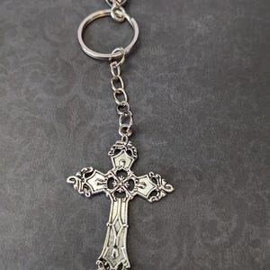 Cross Keychain - Etsy