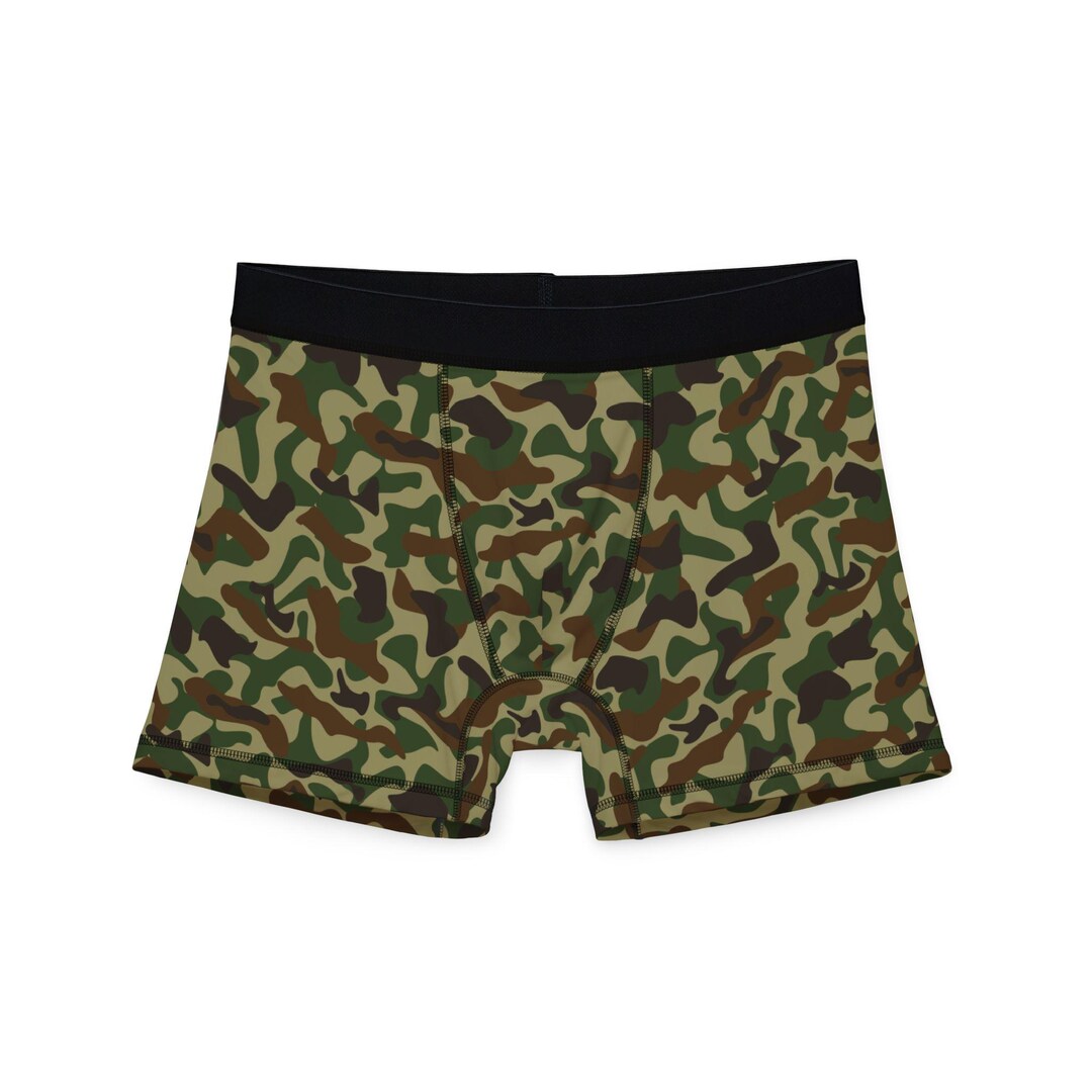 OLD SCHOOL CAMO Custom Design Mens Boxers - Etsy