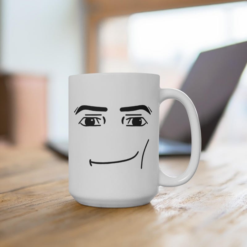 Roblox Man Face Mugs - Etsy