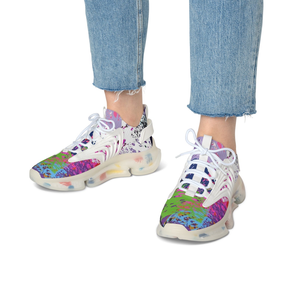 Women's Mesh Sneakers Abstract Colorful Pattern - Etsy