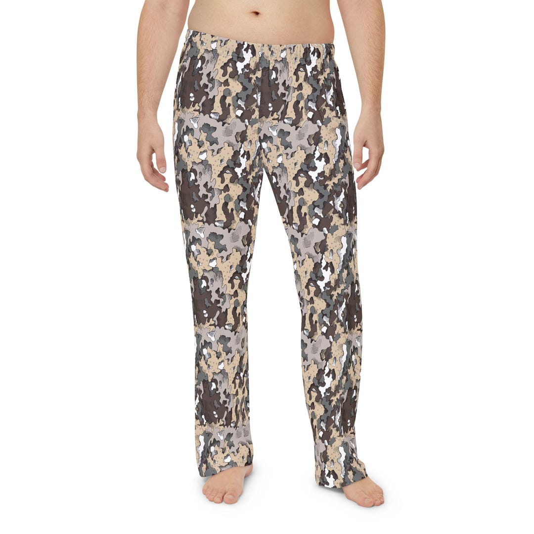 Dixie Camo Print Men's Pajama Pants, Comfortable Sleepwear, Cozy Lounge ...