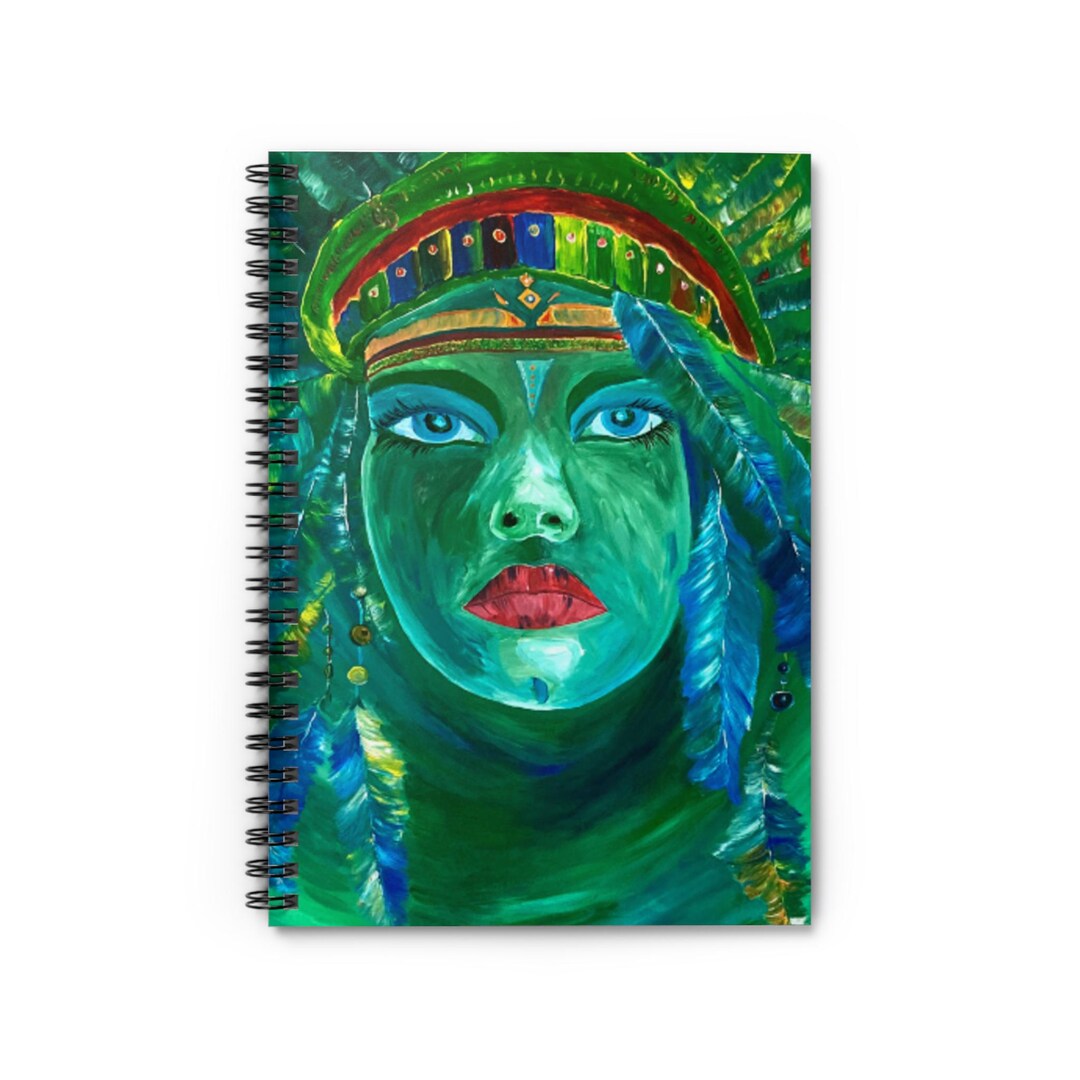 Lady of Spring Spiral Notebook Ruled Line - Etsy