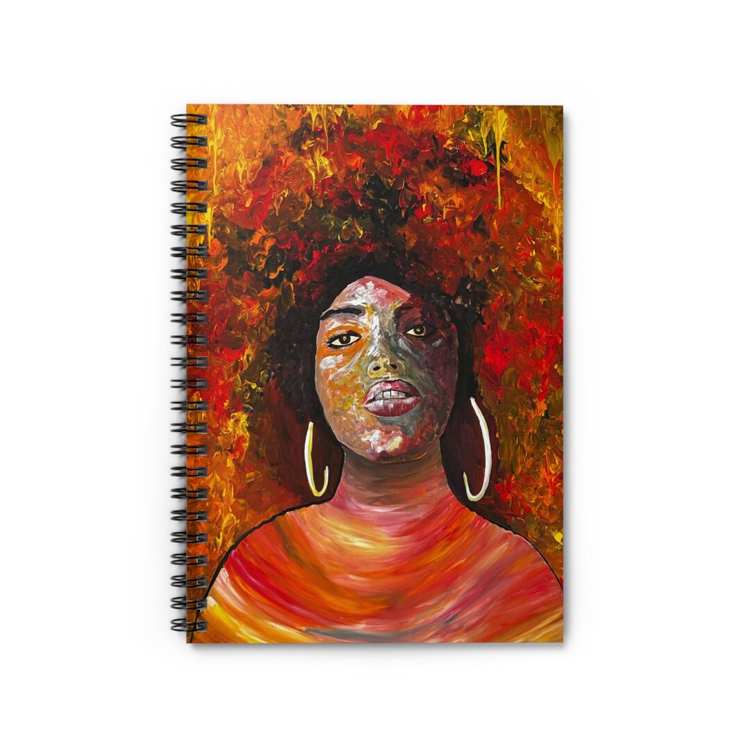 Lady of Summer - Spiral Notebook - Ruled Line - Etsy
