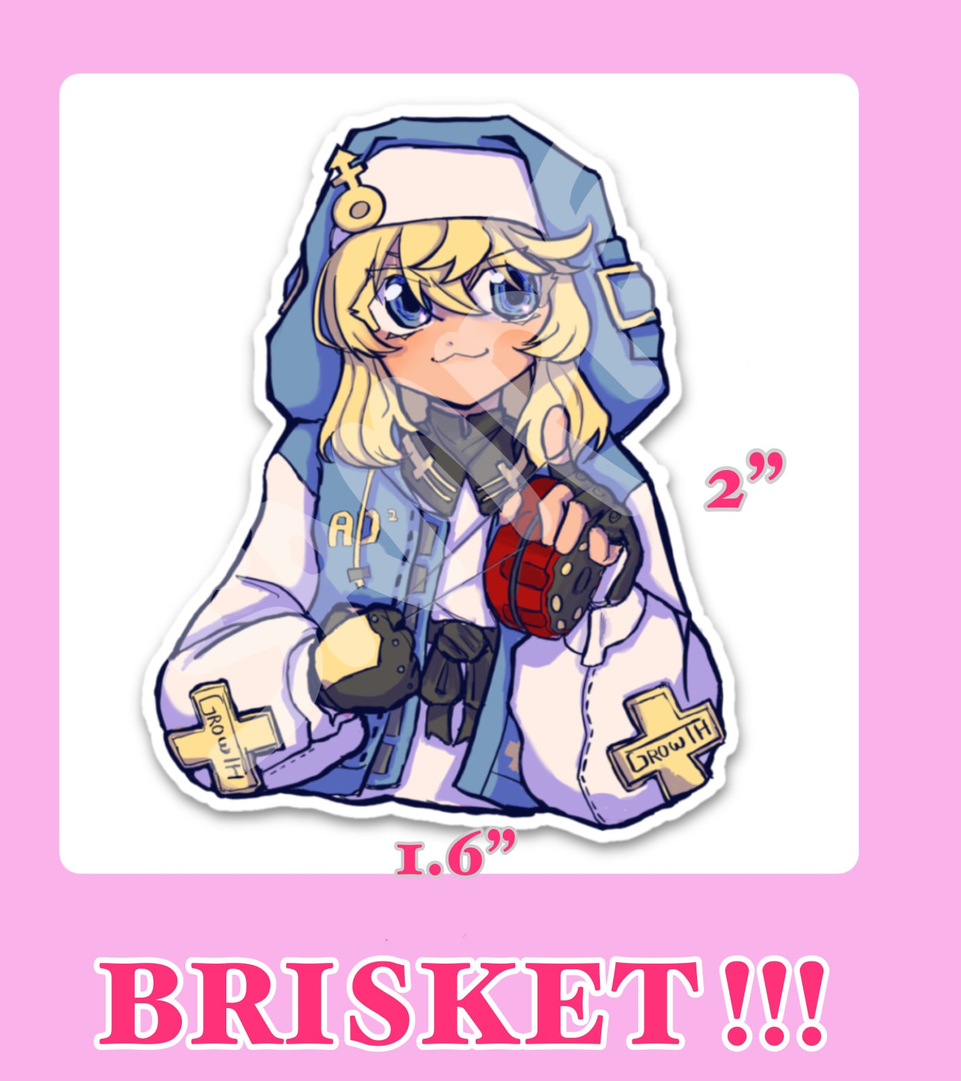 Guilty Gear Strive Bridget Vinyl Sticker - Etsy