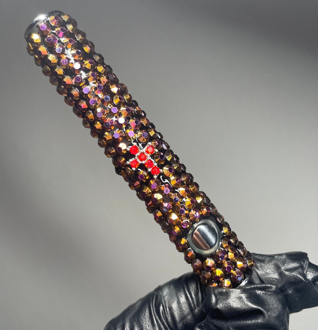 Bedazzled Cart Pen Battery / Cart Pen Charger With Rhinestones and ...