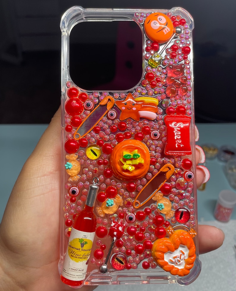 IPhone 15 Pro Food Junk Case / Colorful Phone Case - Etsy