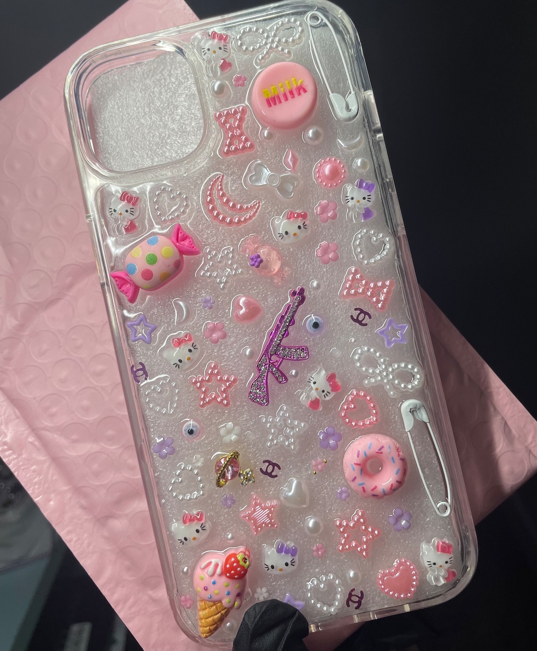 IPhone 14 Plus Hello Kitty Junk Case / Hello Kitty Phone Case - Etsy