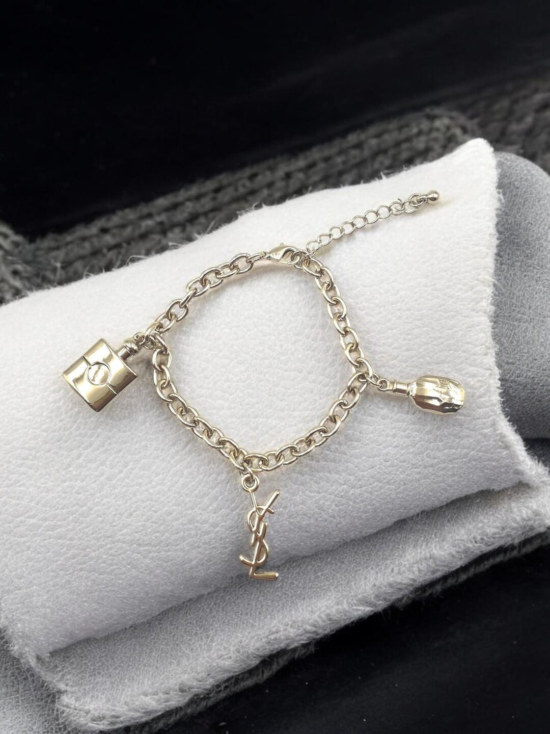 YSL Yves Saint Laurent Luxury Vintage Charms Bracelet - Etsy