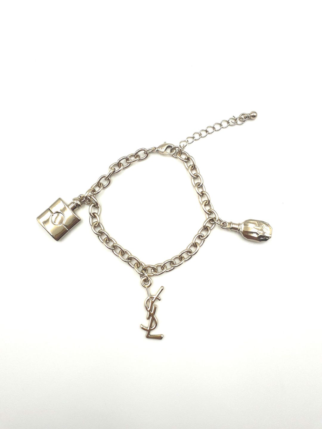 YSL Luxury Bracelet Yves Saint-laurent Vintage Charms - Etsy