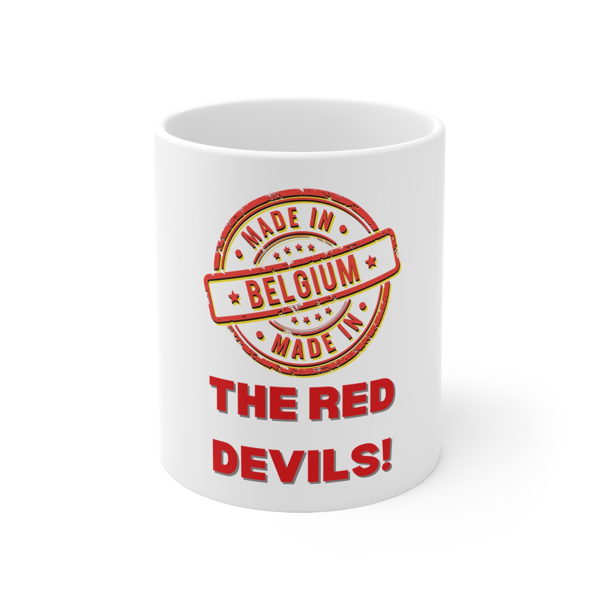 Belgium Football Made in Belgium the Red Devils Euros Ceramic Coffee Cups, 11oz - Etsy