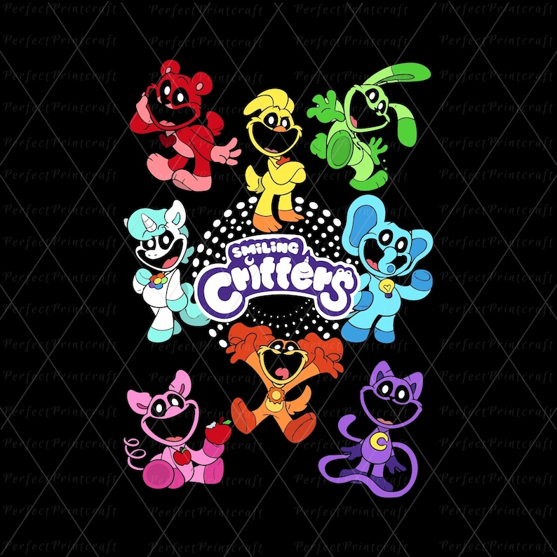 Poppy Playtime SVG, Smiling Critters Catnap Sublimation Design With DIY ...