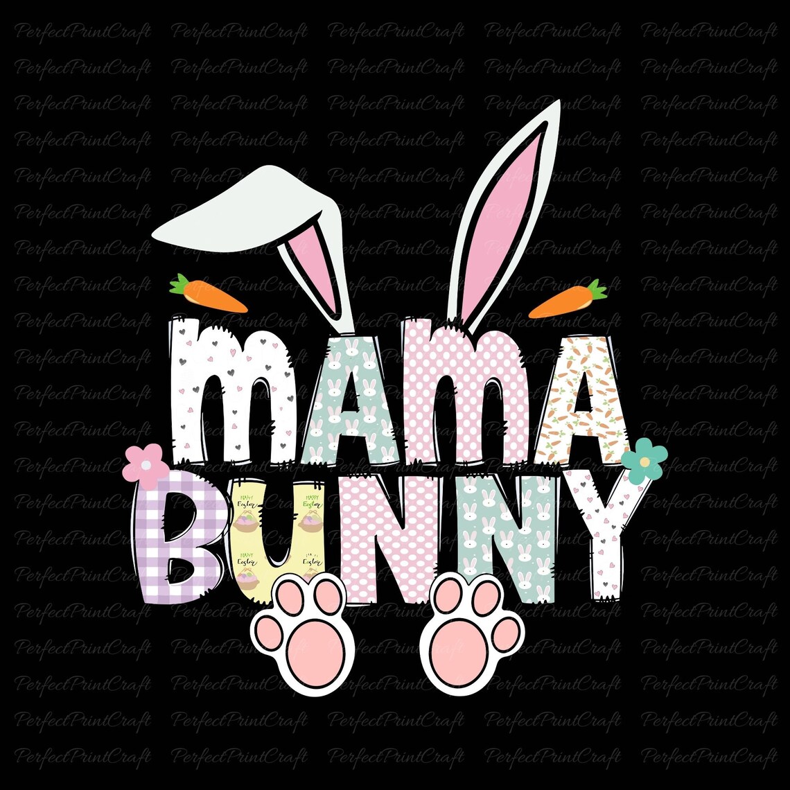 Mama Bunny Svg, Mama Bunny Png, Digital File - Etsy