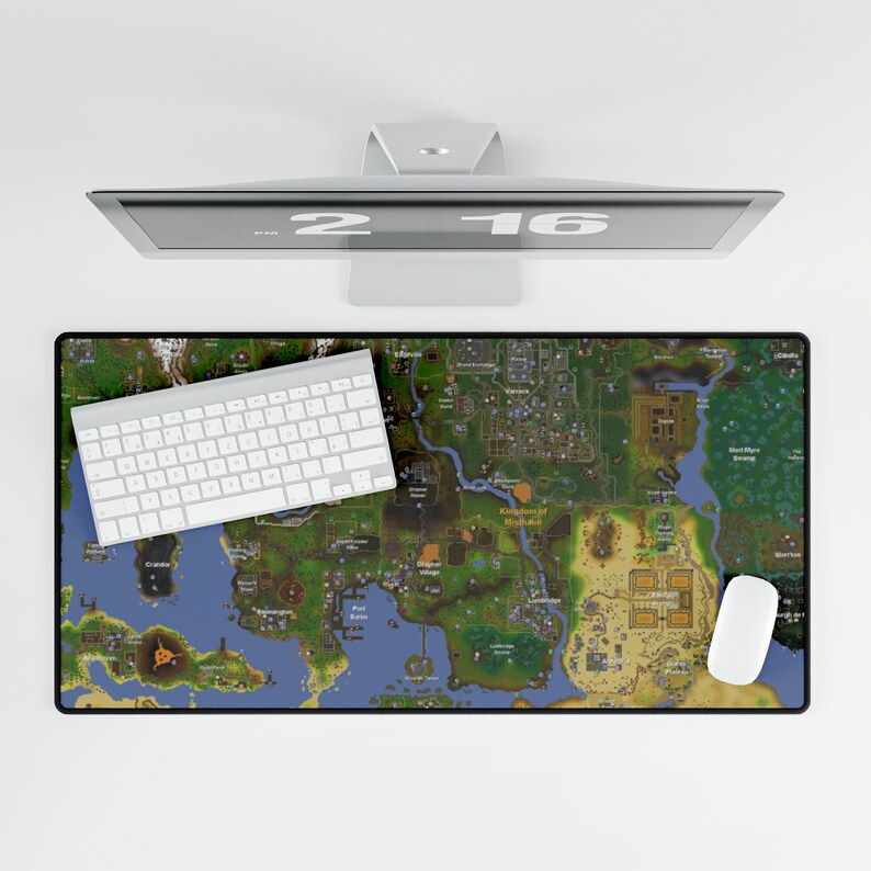 Old School Runescape XL Desk Mat - Personalized Gift for Him | OSRS ...