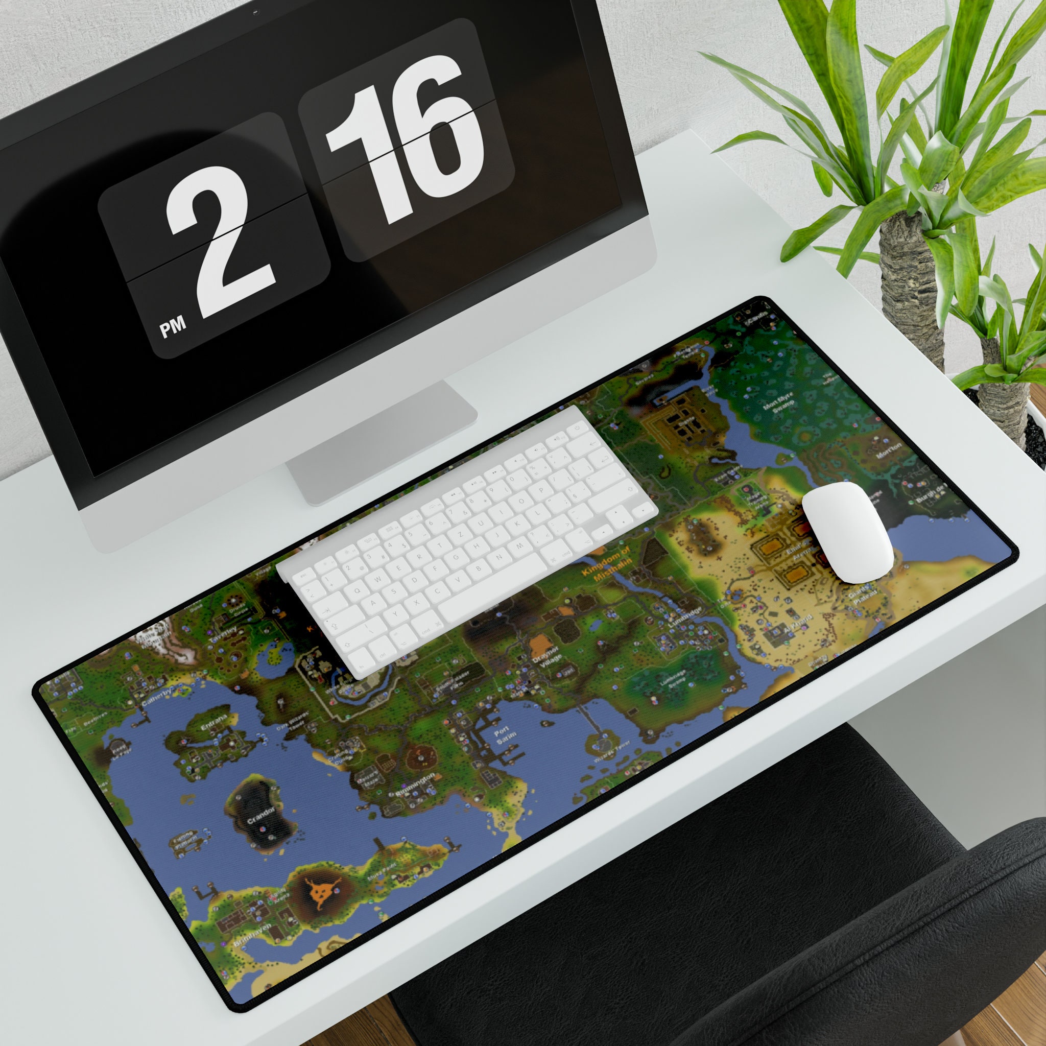 Old School Runescape XL Desk Mat - Personalized Gift for Him | OSRS ...