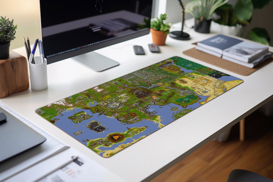Old School Runescape XL Desk Mat - Personalized Gift for Him | OSRS ...