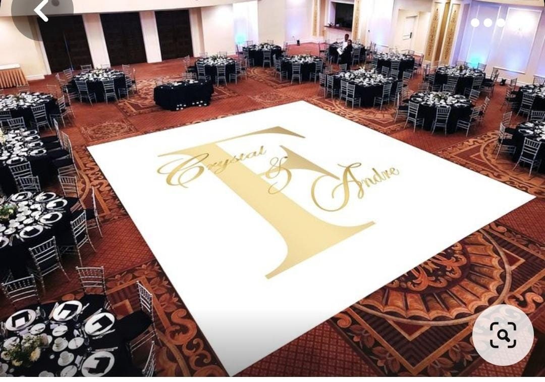 Dance Floor Decal | Wedding Floor Decal | Vinyl Floor Decals | High ...