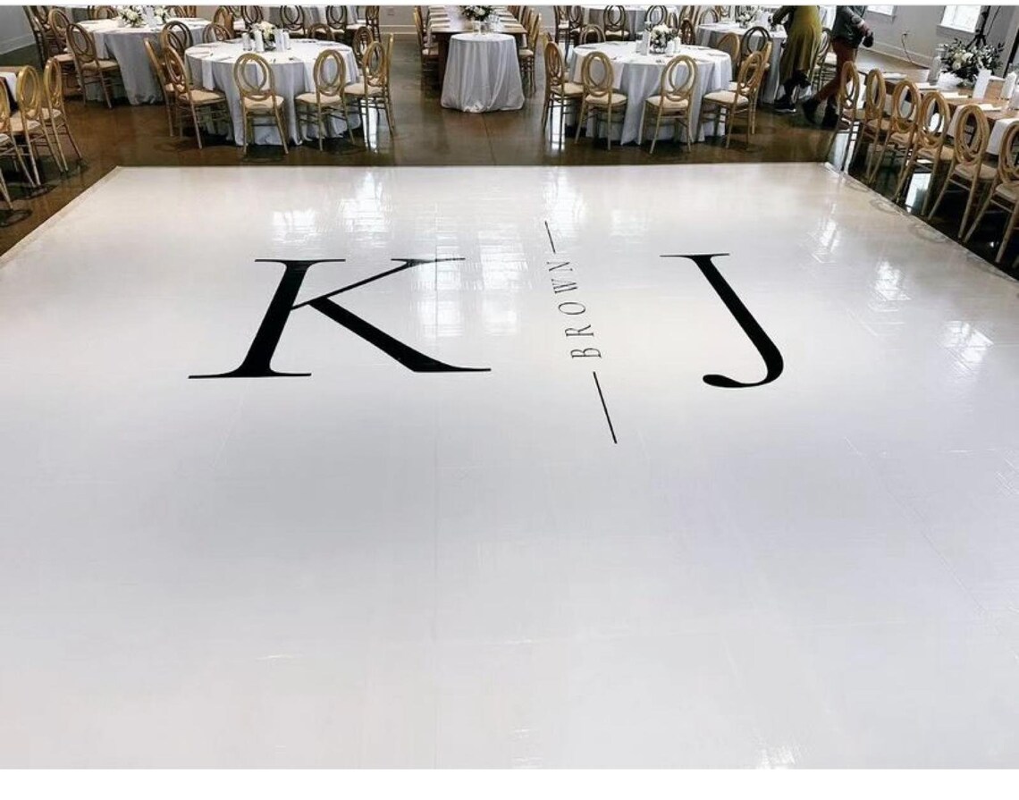 Dance Floor Decal | Wedding Floor Decal | Vinyl Floor Decals | High ...