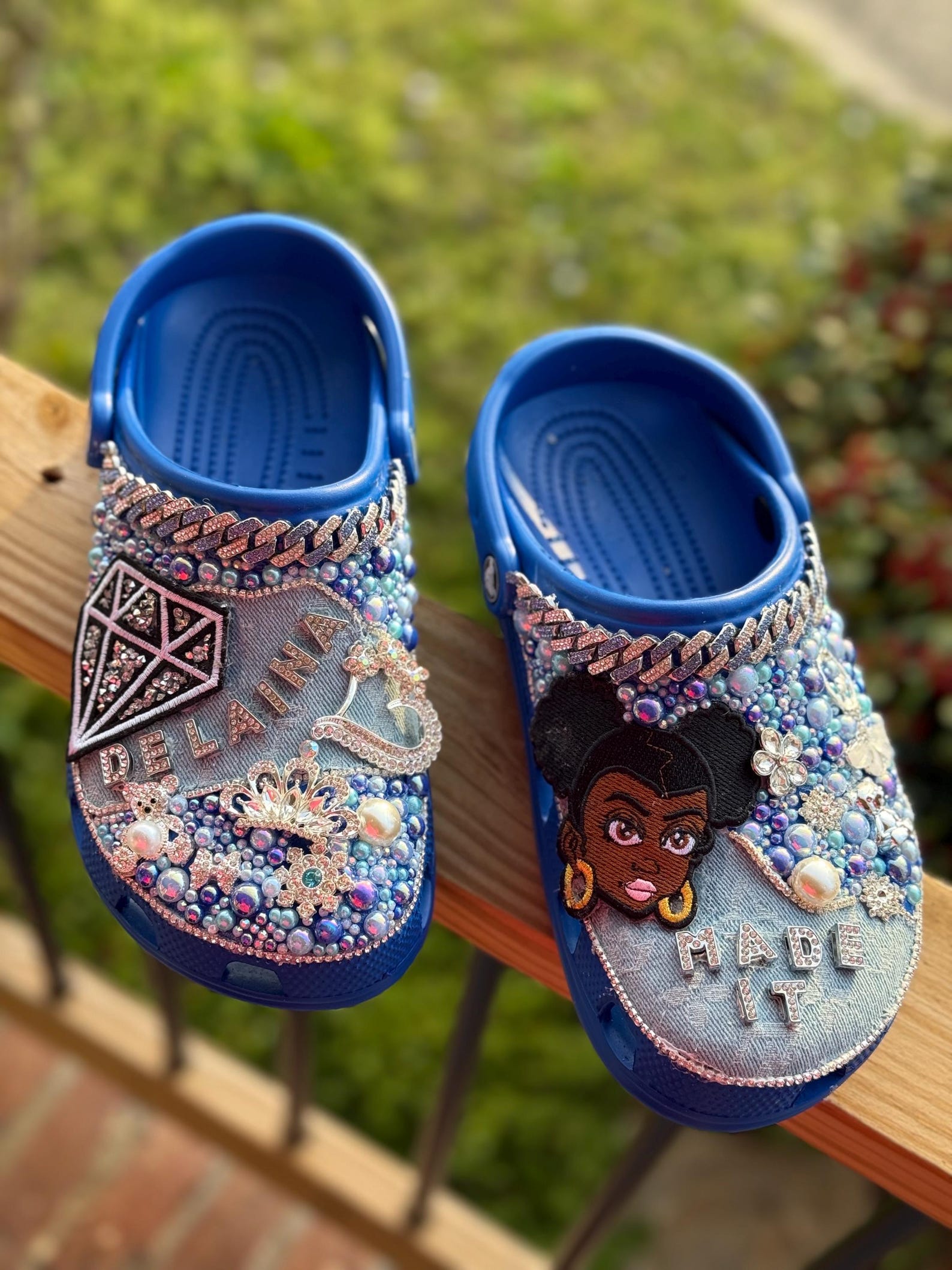 Delaina Made It Junk N Da Trunk Custom Crocs - Etsy